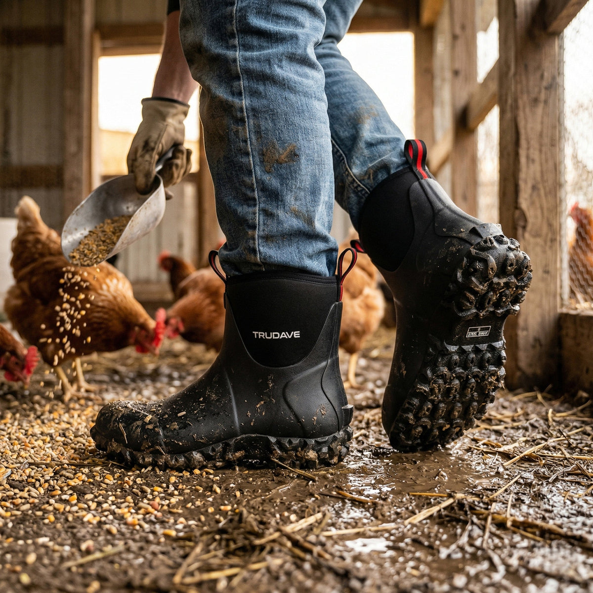 Best Waterproof Mud Boots with Steel Shank – Trudave Gear